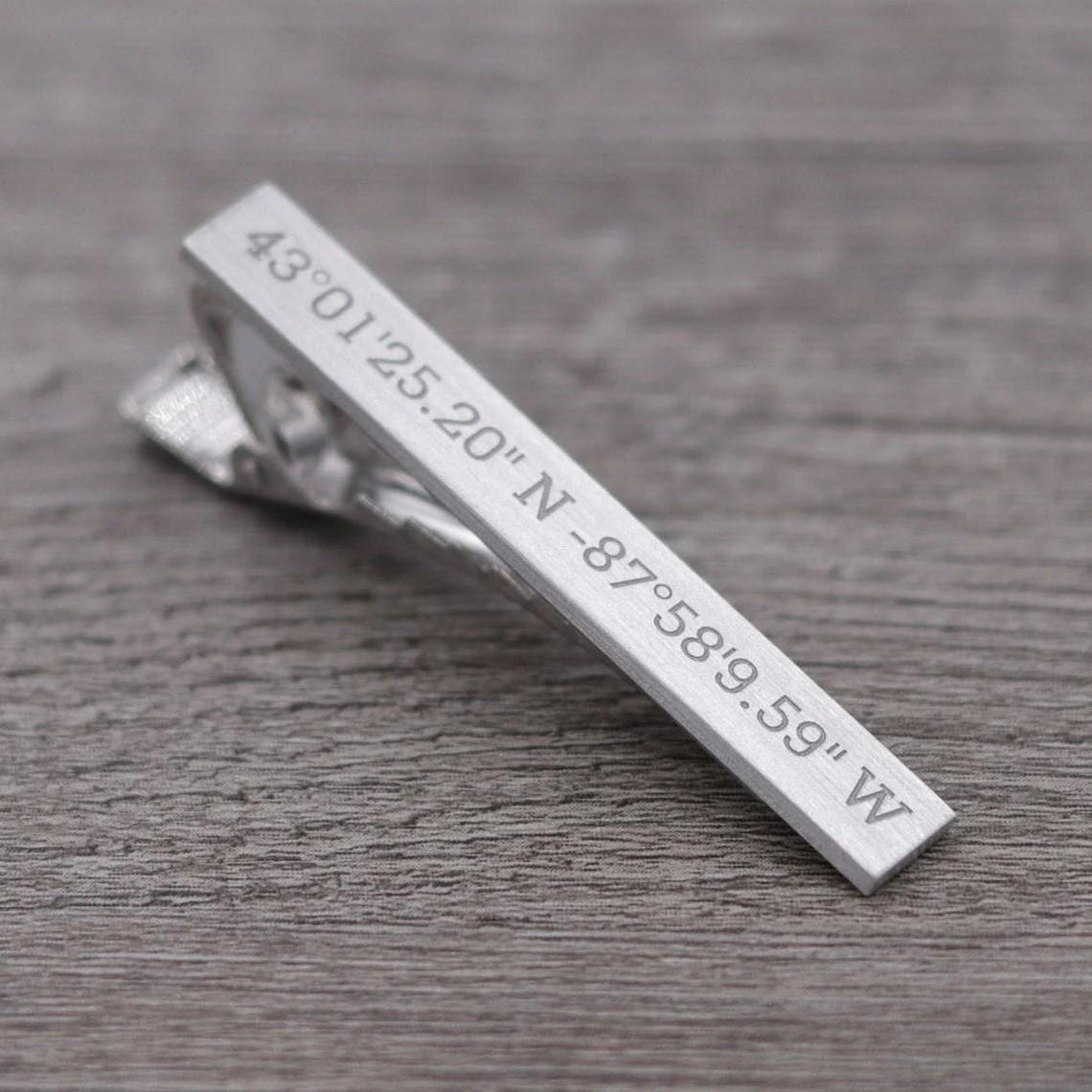 Choose Your State: Custom Engraved Aluminum Tie Clip - Etsy