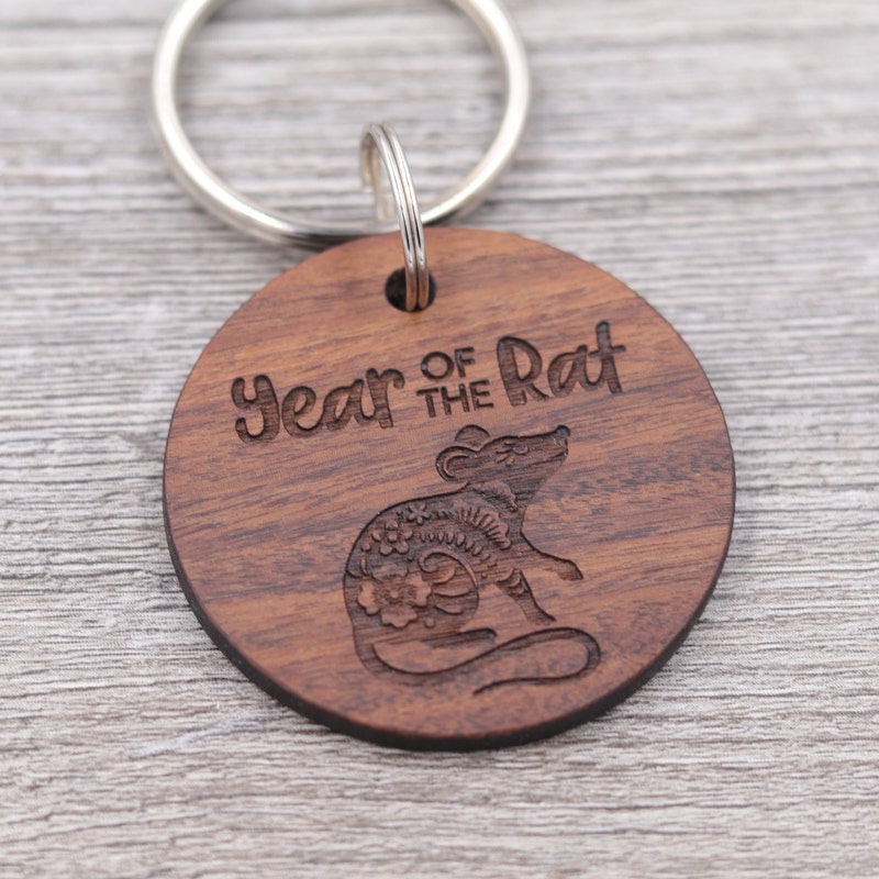 Chinese Zodiac Key Ring - Etsy