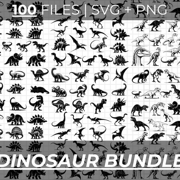 Dinosaur Svg - Etsy Canada