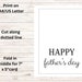 Printable 5x7 Fathers Day Card | Cards for Dad Printable | Fathers Day ...