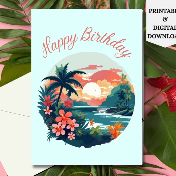 Tropical Birthday - Etsy