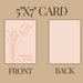 Printable 5x7 Greeting Card Floral Greeting Card Printable Digital ...