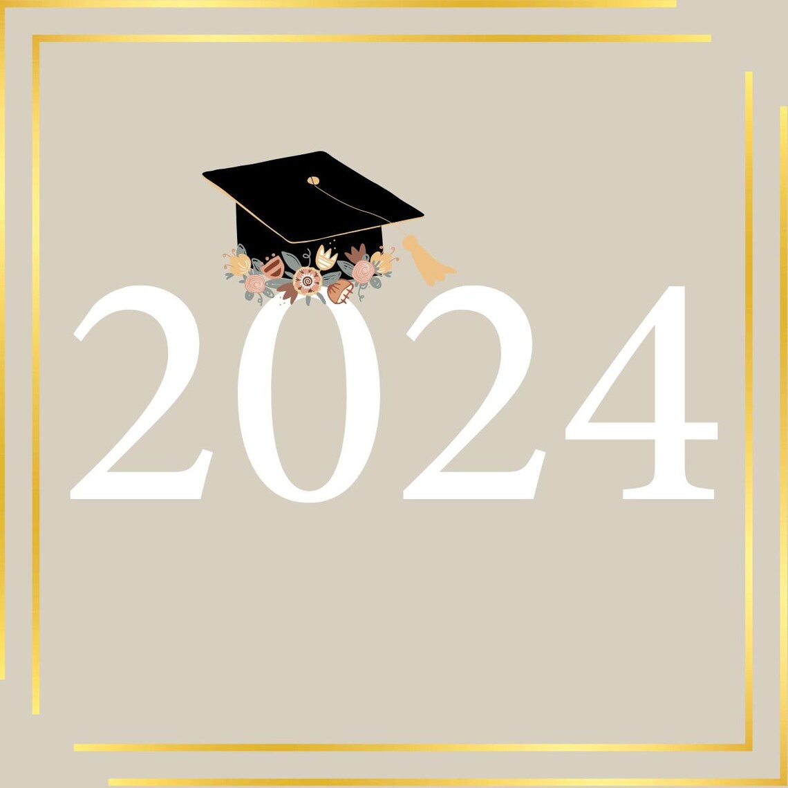 Two Printable 4x4 Cards L Graduation Card 2024 Grad Card Printable ...
