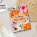 Printable 5x7 Happy Birthday Card | Floral Birthday Card Print ...