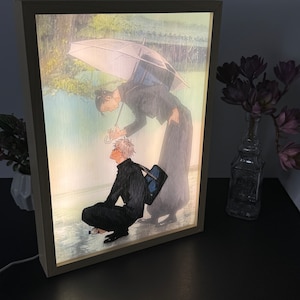 JJK Gojo Geto Anime Light Frame Box Painting Decor - Etsy