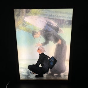 JJK Gojo Geto Anime Light Frame Box Painting Decor - Etsy