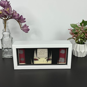 Itachi Naruto Light Box Anime Lamp - Etsy