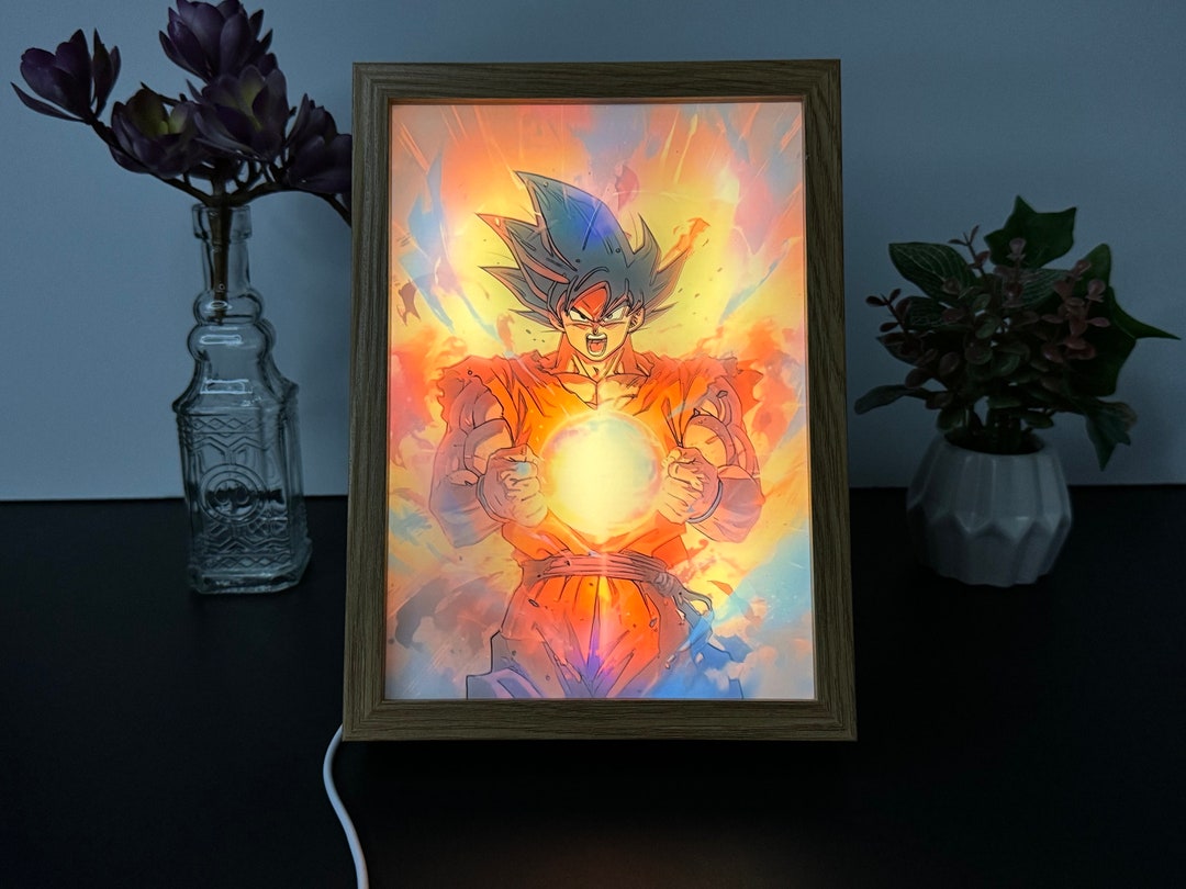 Anime Light Frame Box Painting Decor Night Light - Etsy