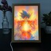 JJK Gojo Anime Light Frame Box Painting Decor - Etsy