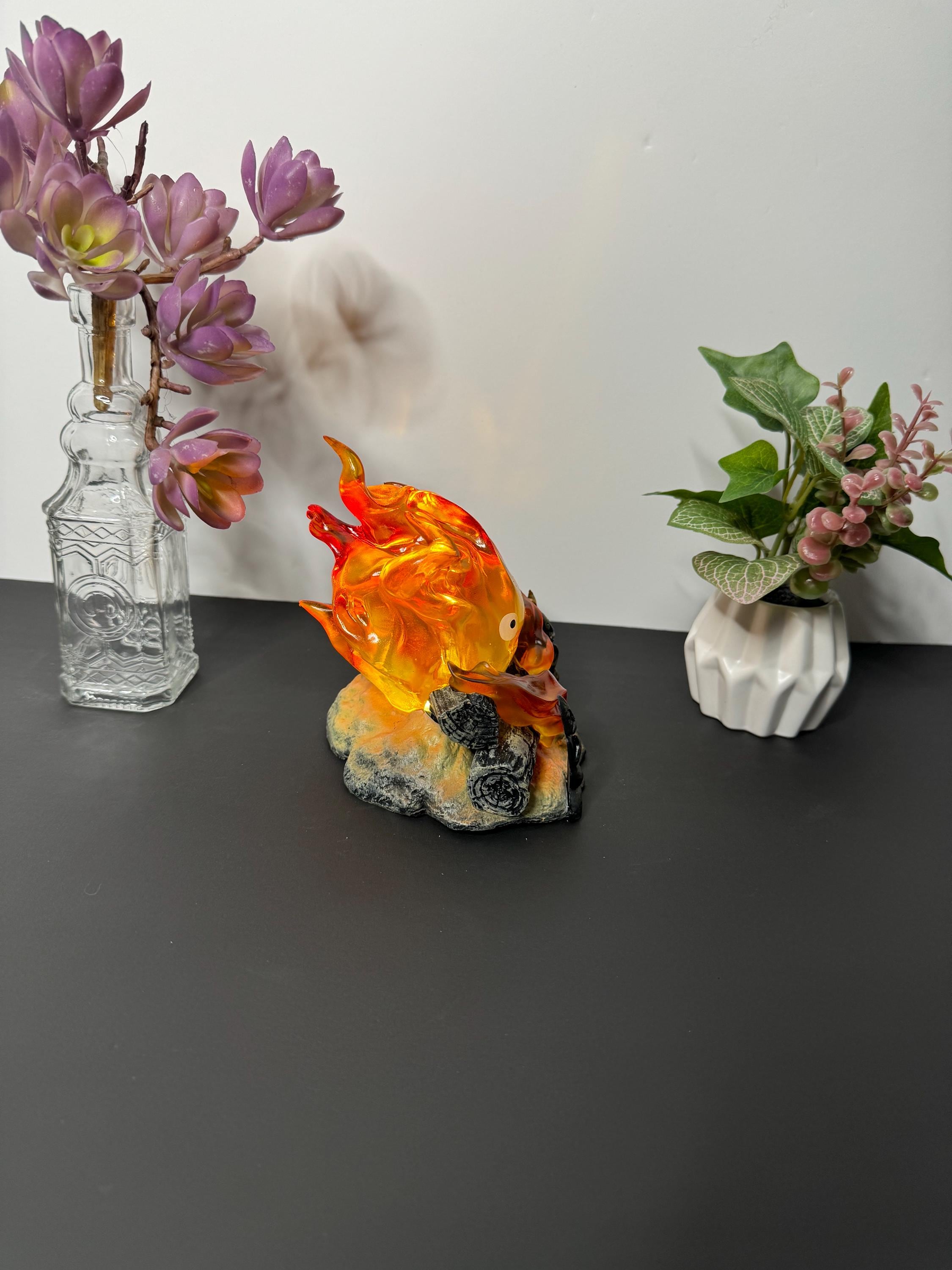 Calcifer Anime Light Lamp Decor Desk Night Light - Etsy