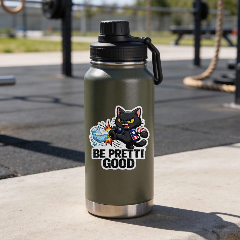 Be Pretti Good Die Cut Sticker, Meme Vinyl Stickers, Notebook Sticker ...