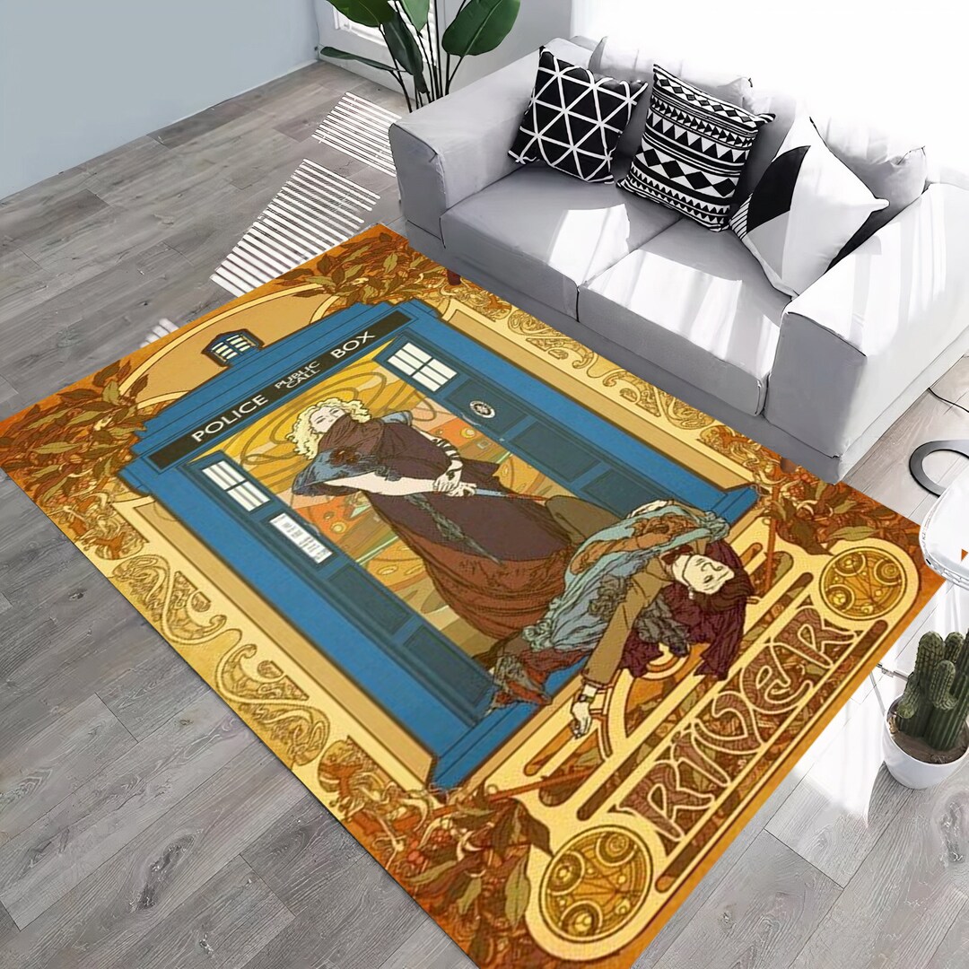 Tardis Rug,doctor Who Rug,movie Rug,police Box Rug, Living Room Rug ...