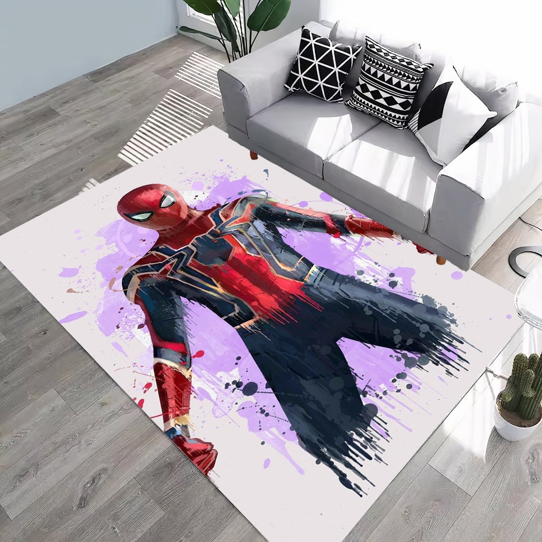Spider Suit Rug, Suit Rug,spider Web Rug,spiderman Pattern, Colorful ...