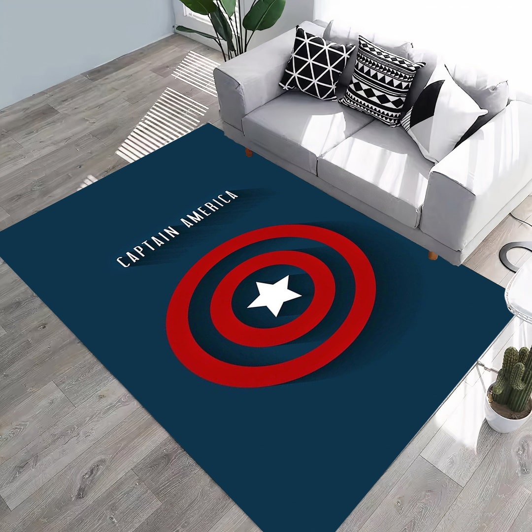New World Rug, Reunion Rug,captain America Rug,spider Web Rug,colorful ...
