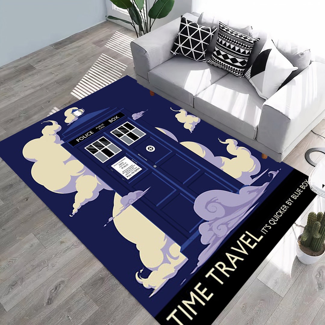 Animus Rug , Police Box Rug, Doctor Who Rug, Living Room Rug,area Rug ...