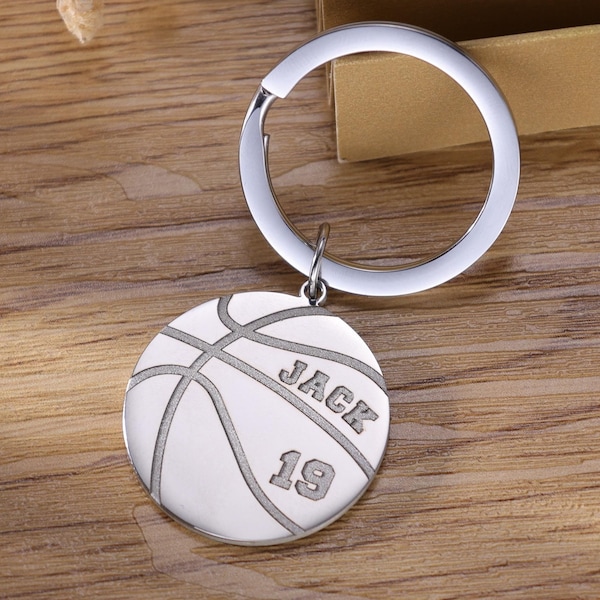 Basketball Keychain - Etsy