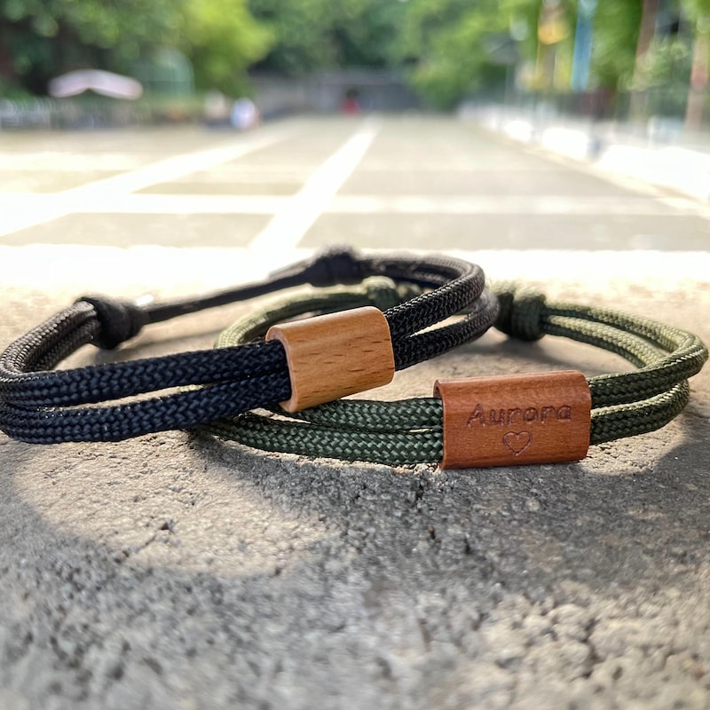 Wooden Necklace Bff - Etsy