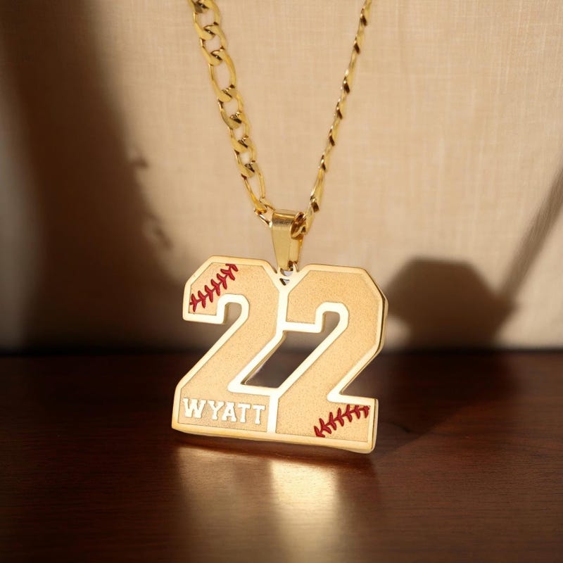 Baseball Boy Necklaces - Etsy