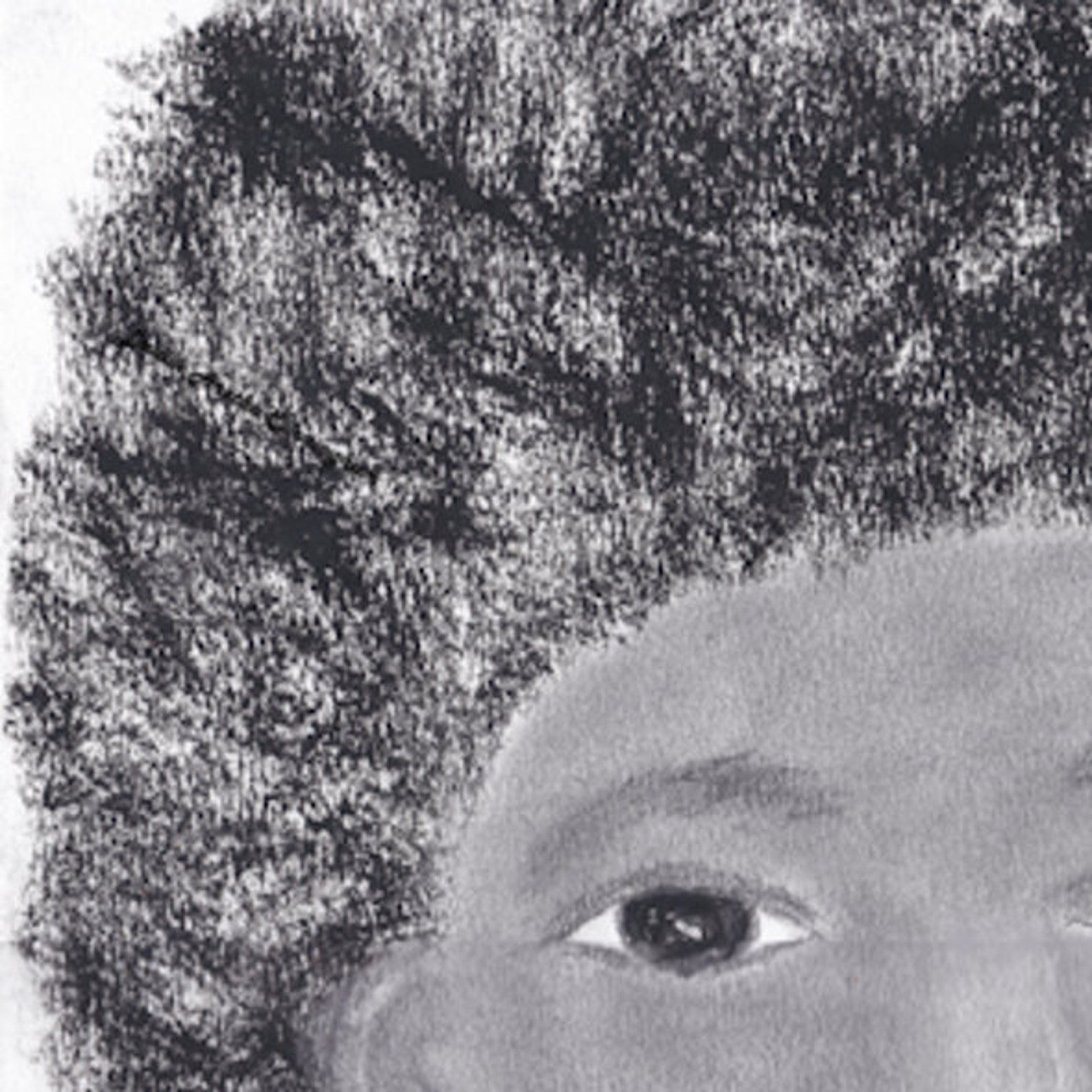 Wall Print for Framing Art Print Hand Drawn Portrait Charcoal Sketch ...