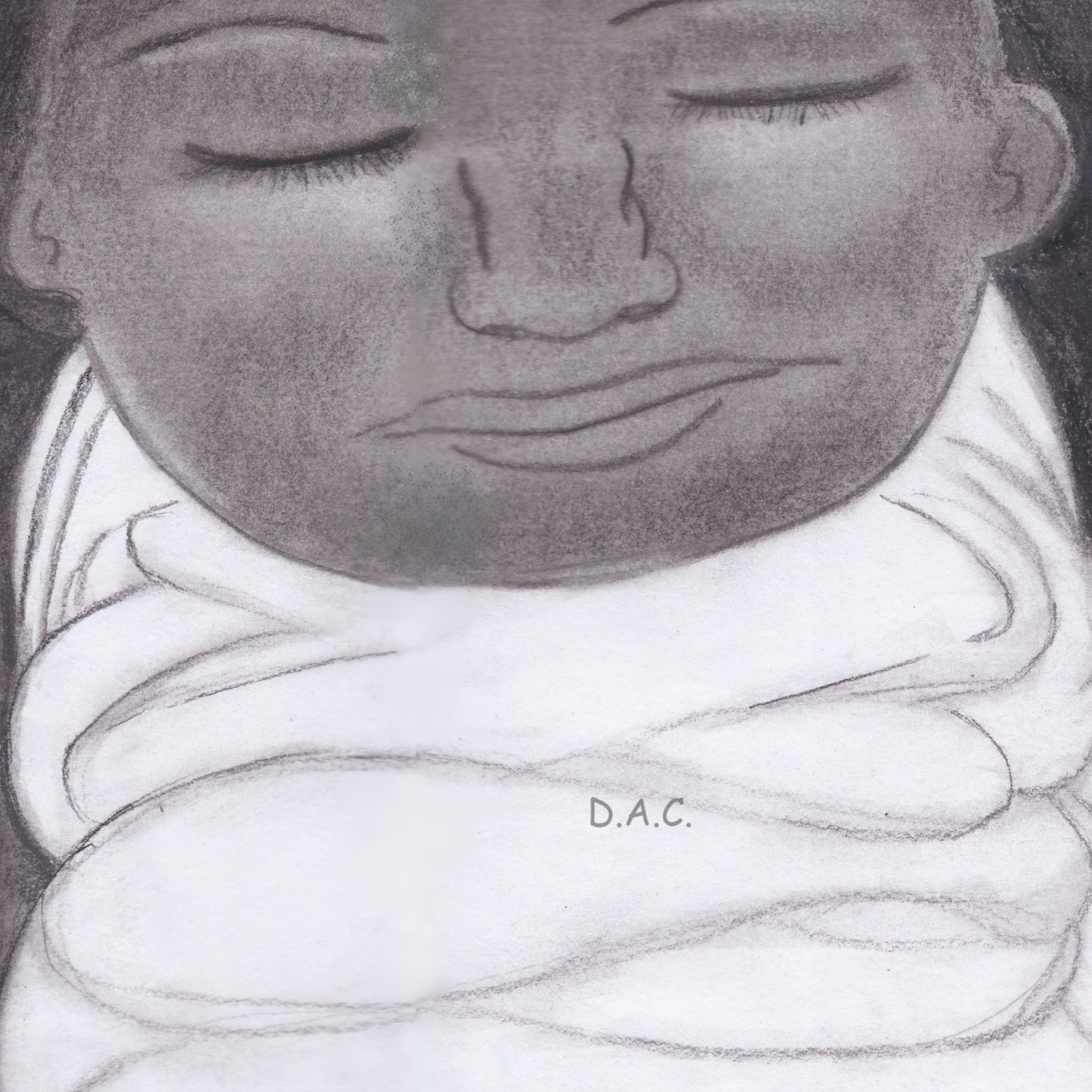 Mary and Jesus Drawing of the Virgin Mary Black Madonna Graphite ...