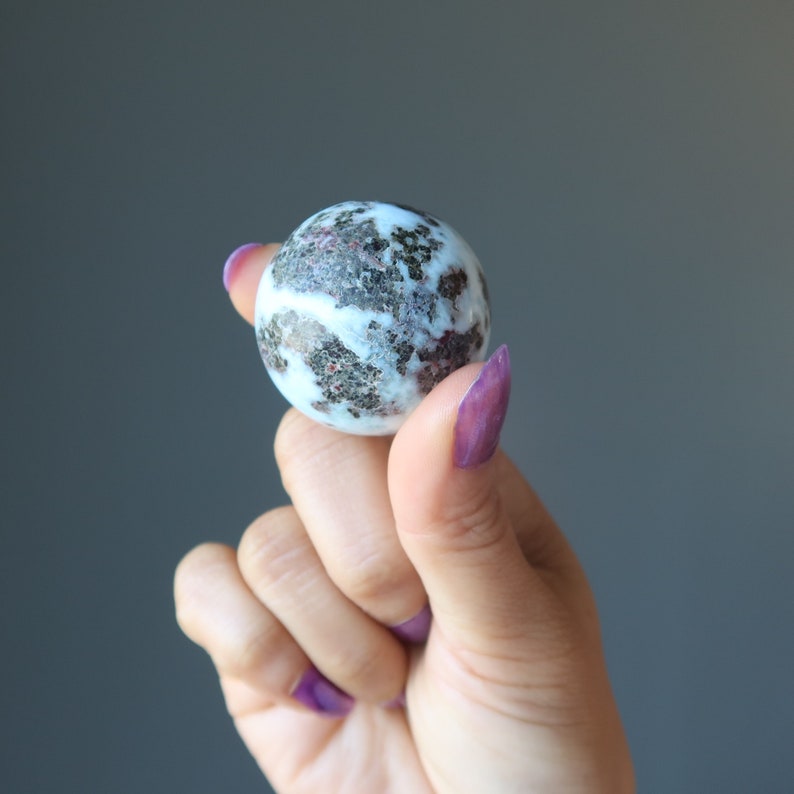 Larimar Sphere Tropical Paradise Happy Sea Green Crystal Ball Rocks ...