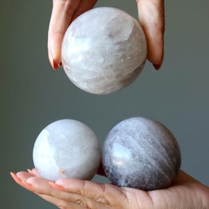 Smoky Quartz Sphere Whispering Ghost Crystal Ball - Etsy