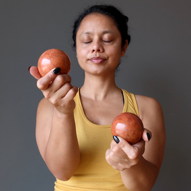 Red Jasper Sphere Fire Element Crystal Ball | Etsy