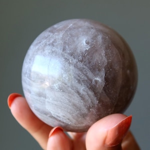 Smoky Quartz Sphere Whispering Ghost Crystal Ball - Etsy