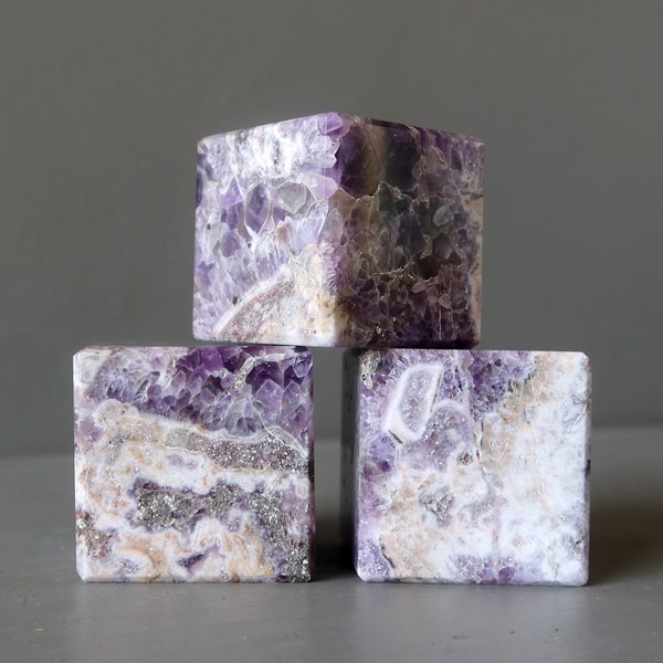 Amethyst Cube - Etsy