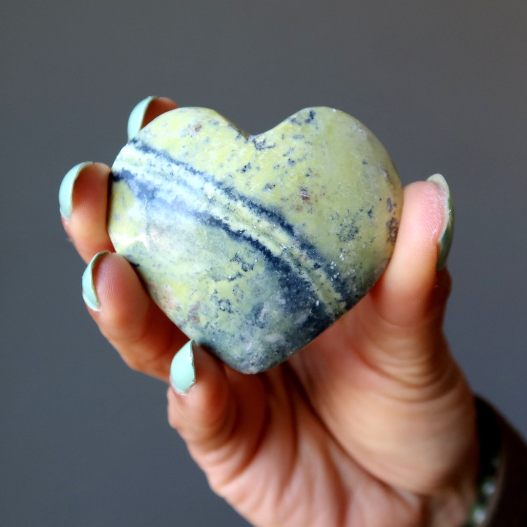 Serpentine Heart Guardian Snake Spiritual Powers Love Stone - Etsy
