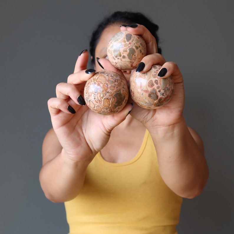 Safari Jasper Sphere, Leopard Crystal Ball - Etsy