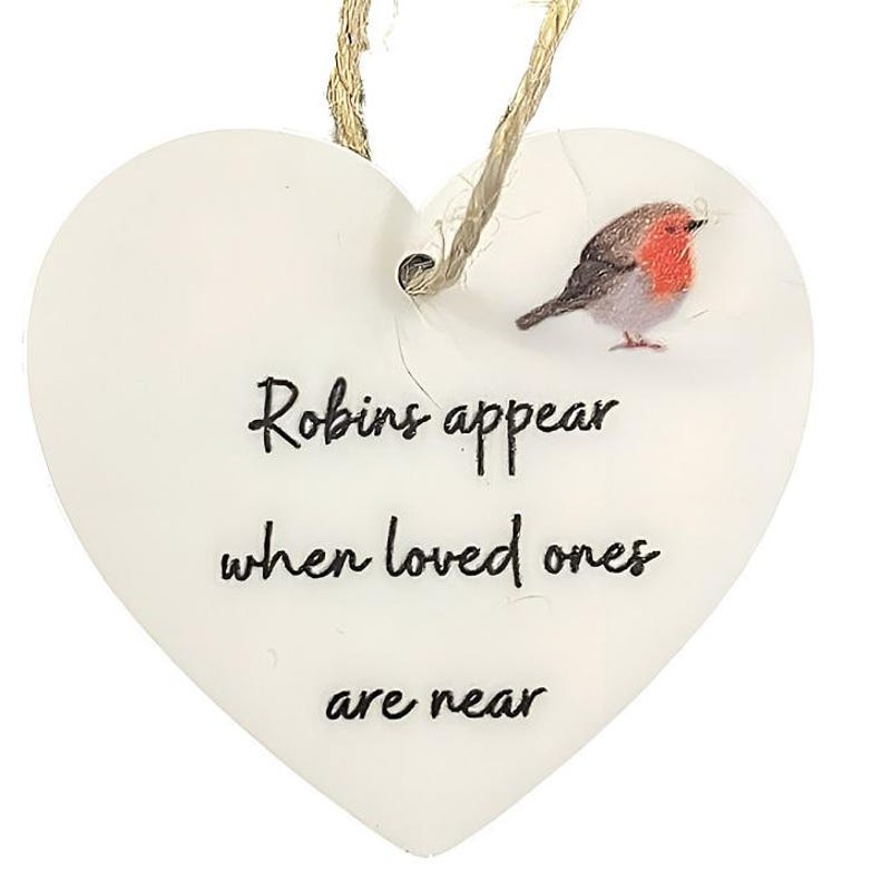 Robins Appear When Loved Ones Are Near - Etsy UK