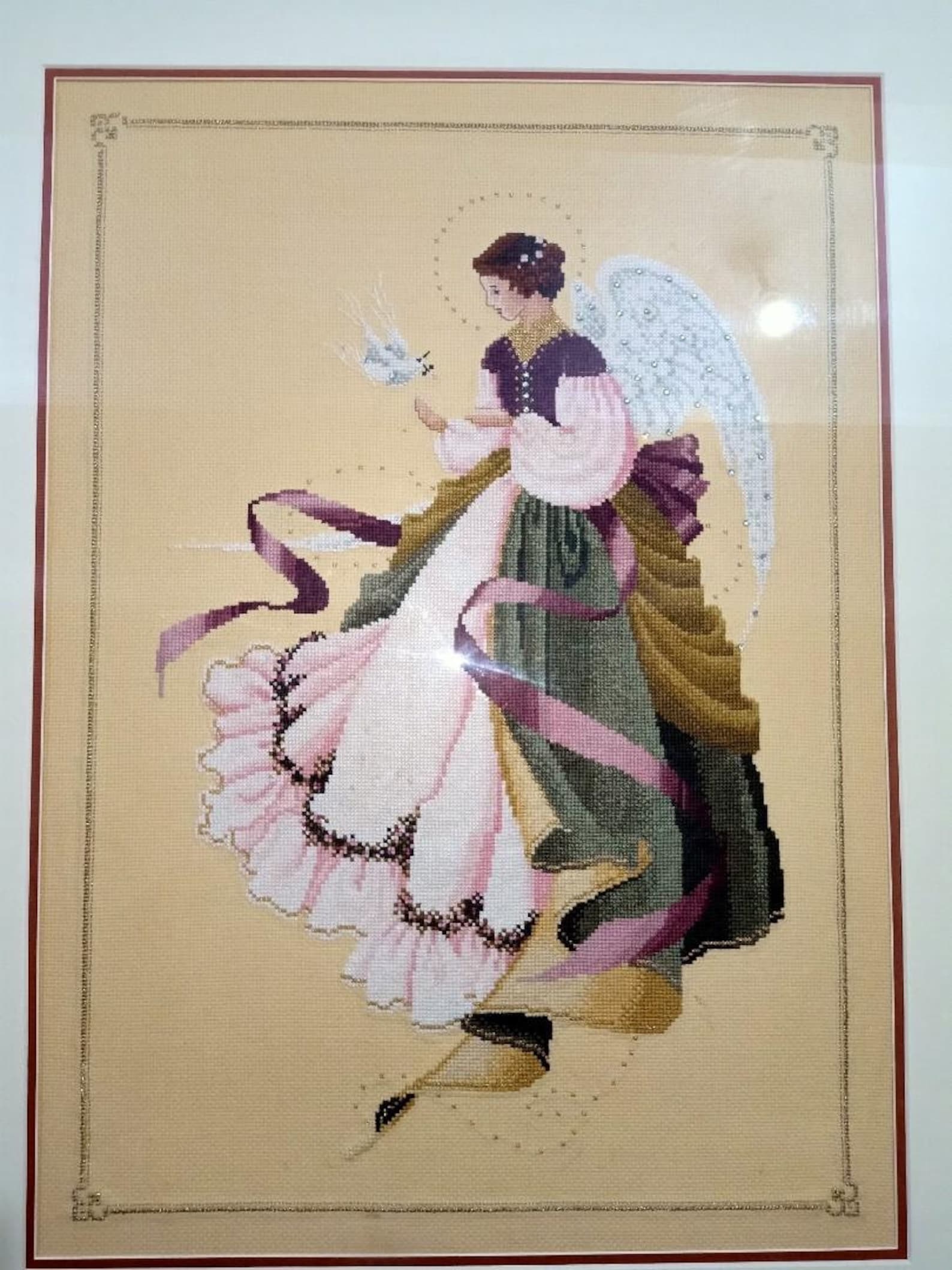 PDF + SAGA Digital Cross Stitch Pattern Angel of Grace Cross Stitch ...