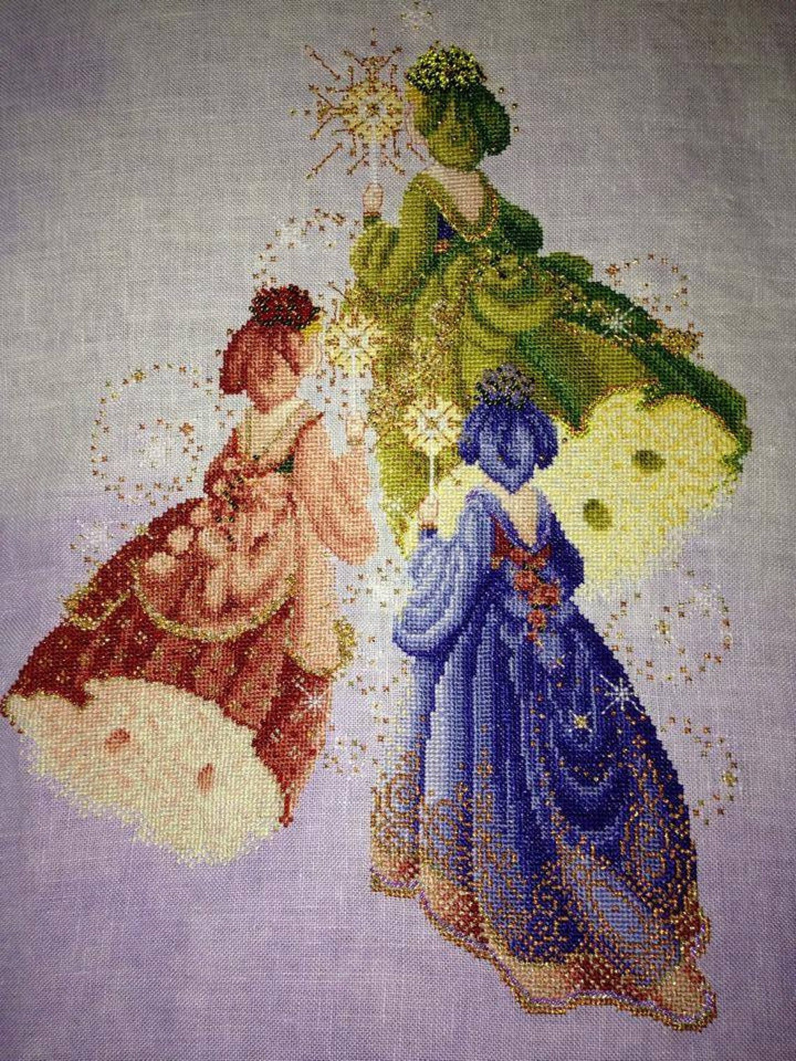 PDF SAGA Digital Cross Stitch Pattern Firefly Fairies Angel Cross ...