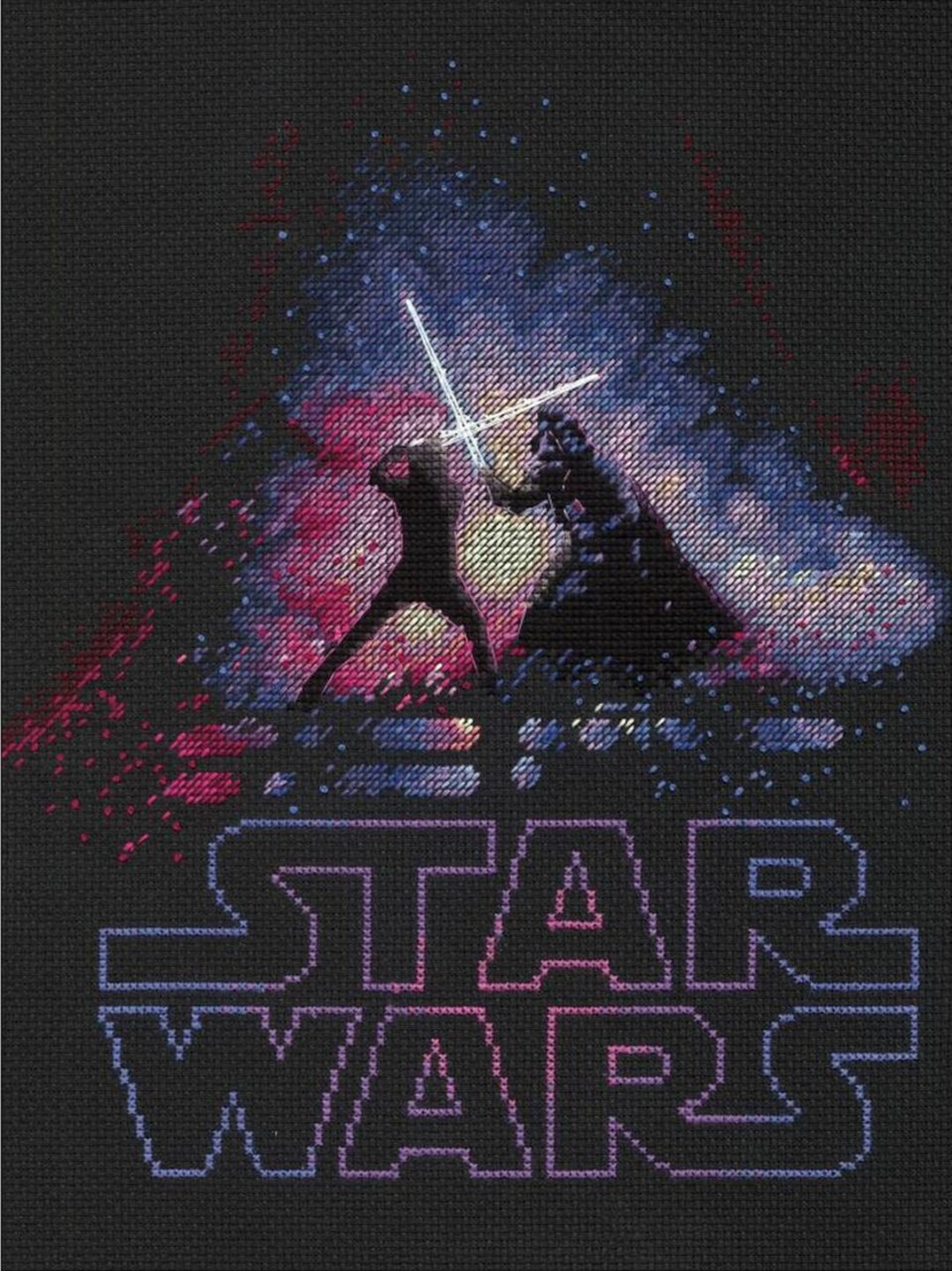 Cross Stitch Pattern Keeper Markup PDF + SAGA Darth Vader Star Wars ...