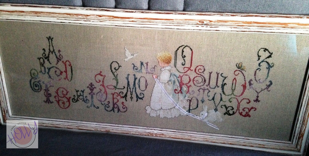 PDF + SAGA Digital Cross Stitch Pattern Children Garden Alphabet ...