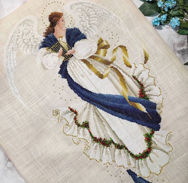 PDF SAGA Digital Cross Stitch Pattern Angel of Hope Cross Stitch ...