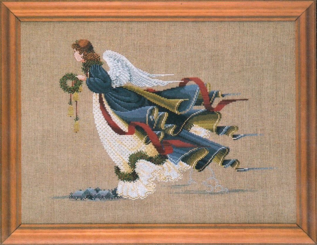 PDF SAGA Digital Cross Stitch Pattern Angel of Freedom Cross Stitch ...