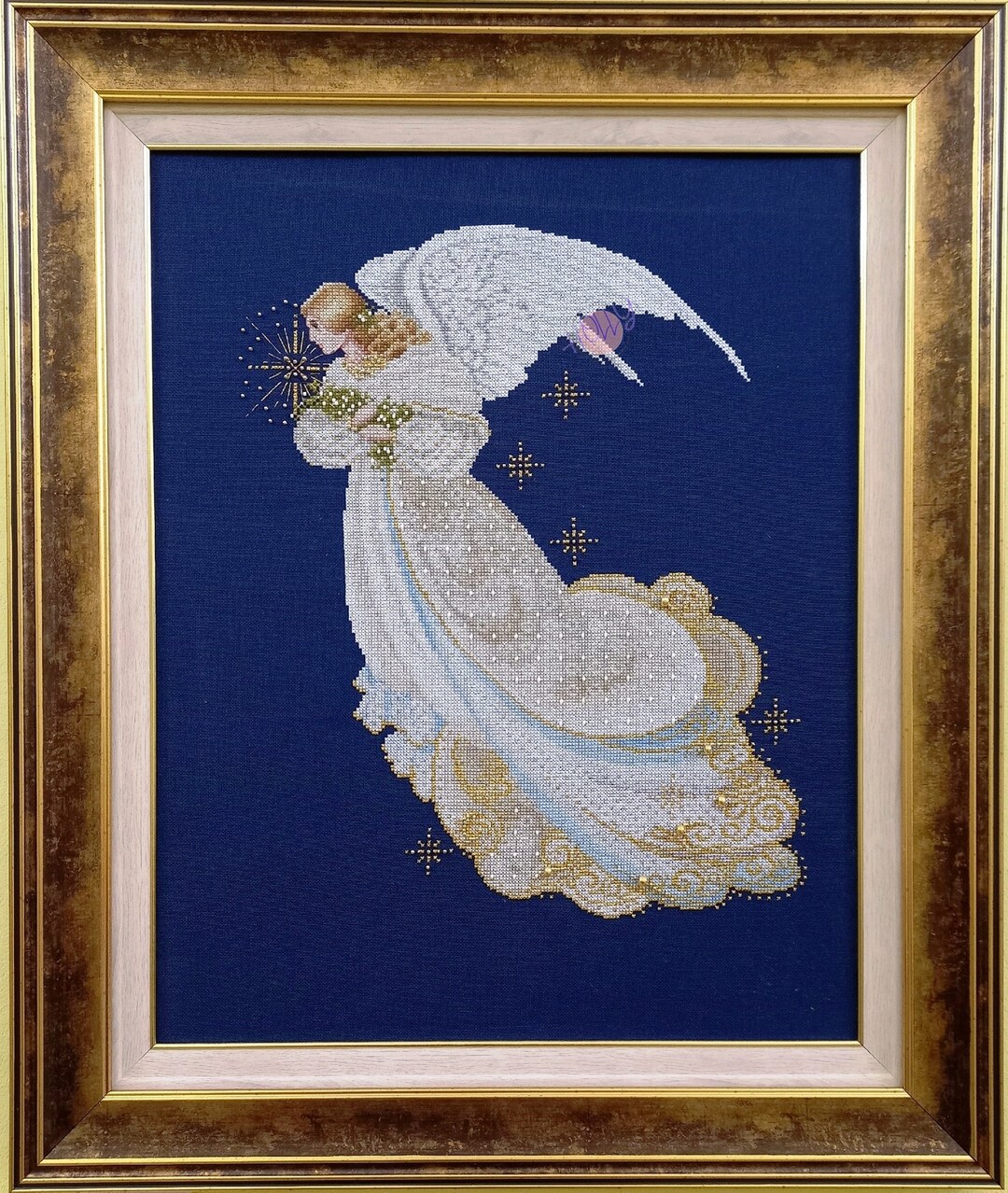 PDF XSD for SAGA Digital Cross Stitch Pattern Angel of Dreams Woman ...