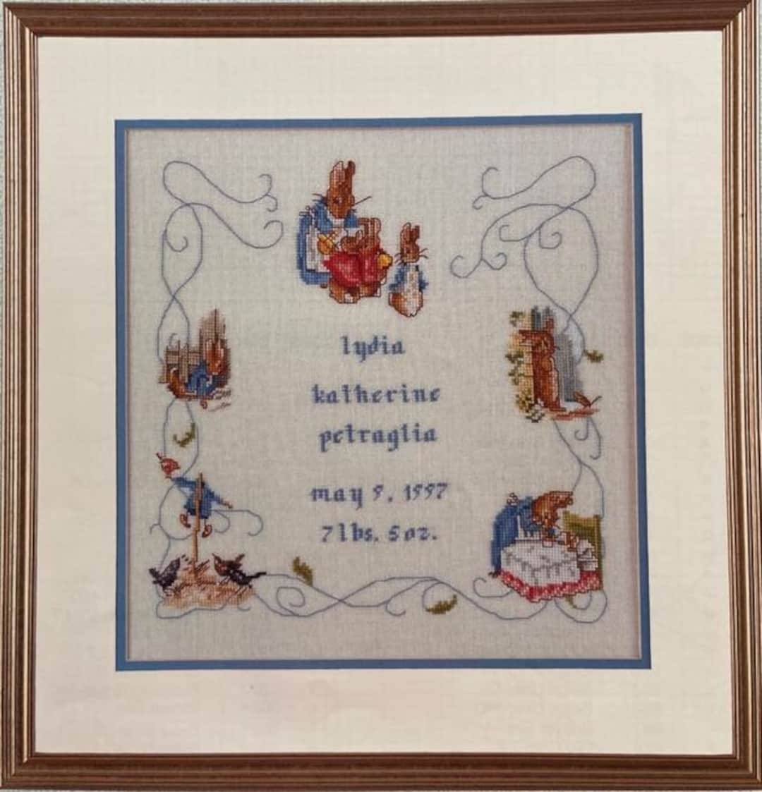 PDF XSD for SAGA Digital Cross Stitch Pattern Beatrix Potter Peter ...