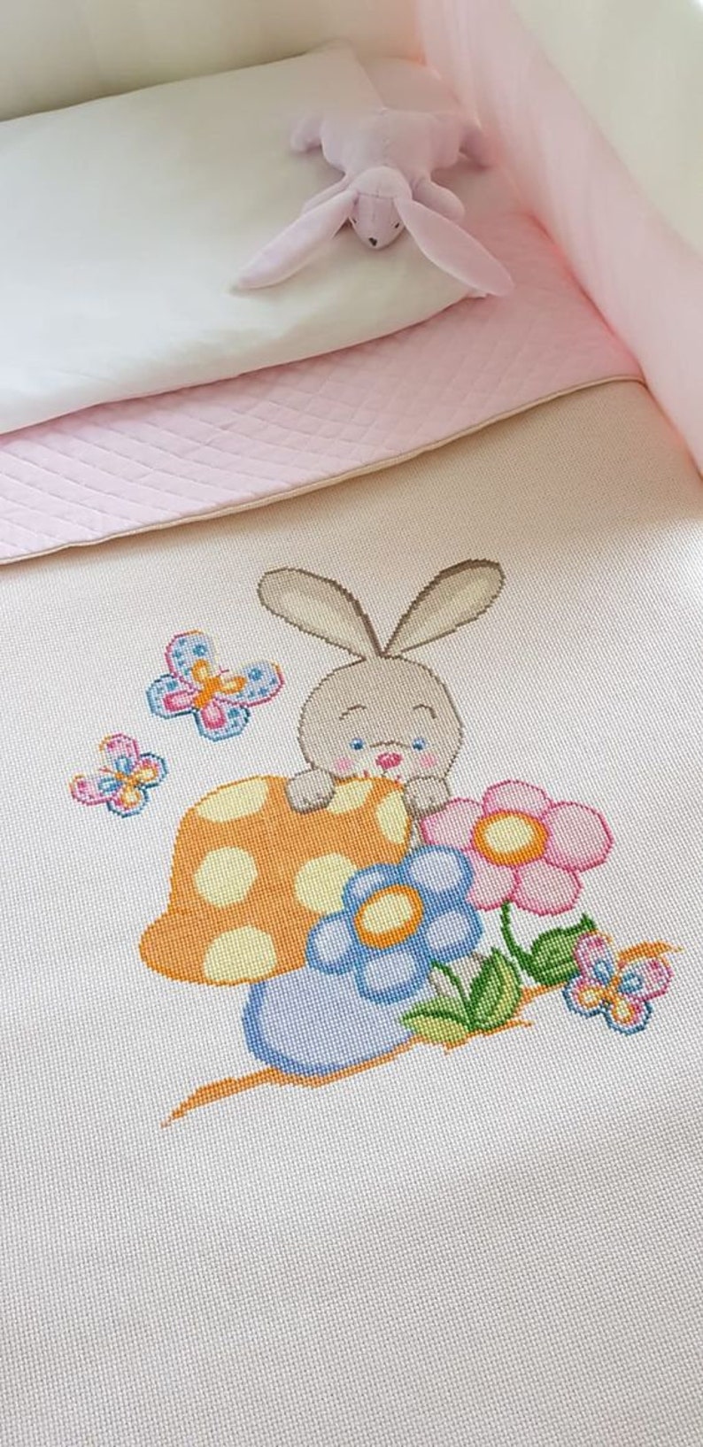 Cross Stitch Pattern PDF SAGA Unisex Birth Blanket Embroidery Kit ...