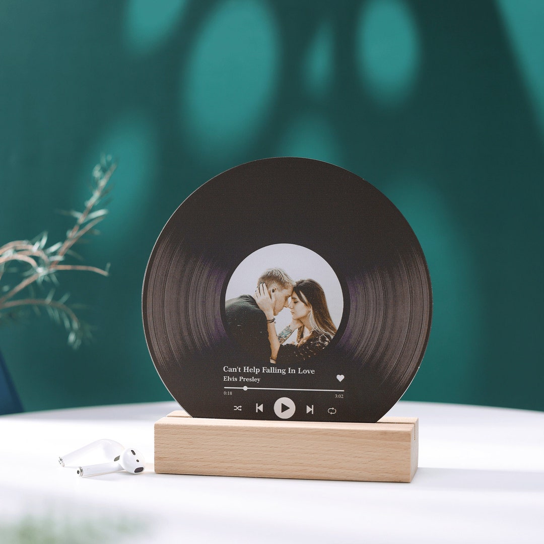 Disque vinyle photo personnalisé, plaque de disque de musique ...