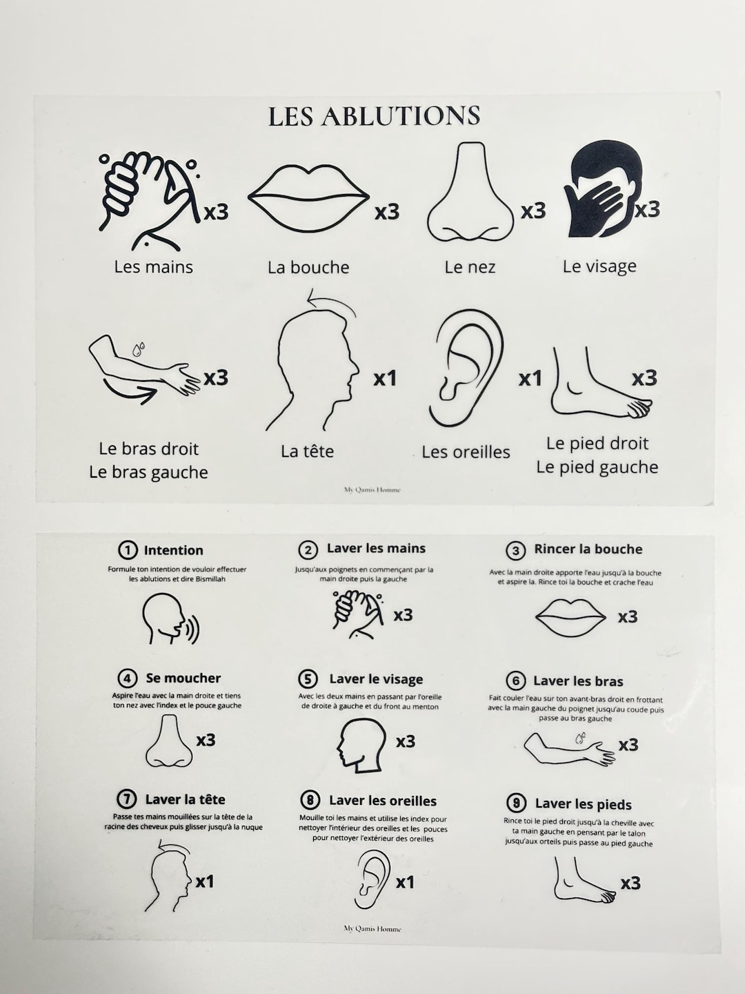 Sticky Ablutions Cards shahada cadeau islamique à offrir pour l'Aïd ...