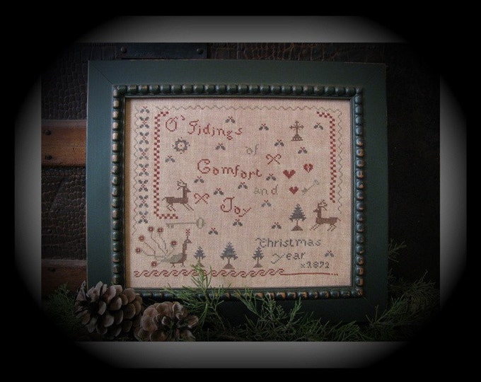 Pattern: Colonial Hare Cross Stitch Pattern by the Primitive Hare - Etsy