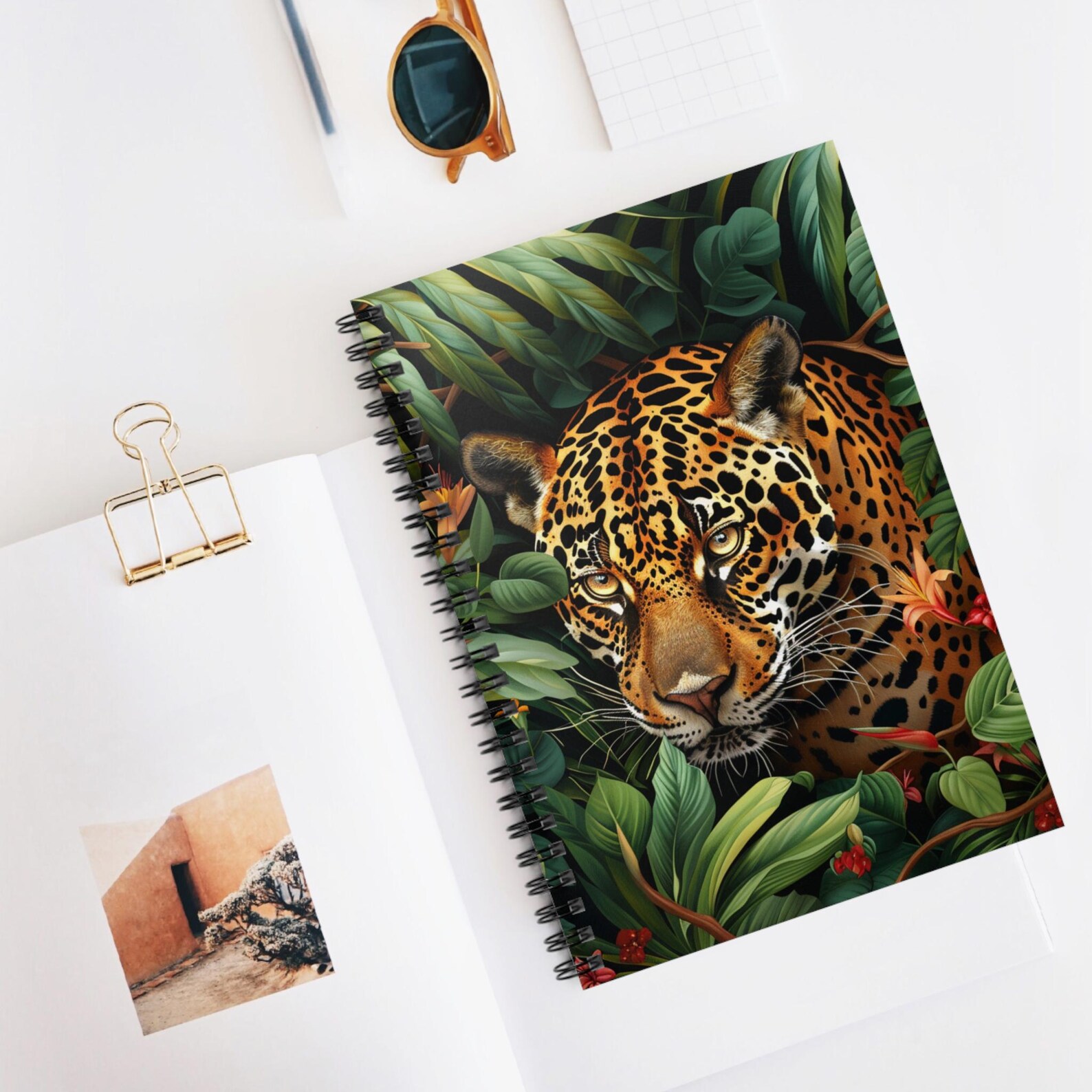 Majestic Jaguar Spiral Notebook - Etsy