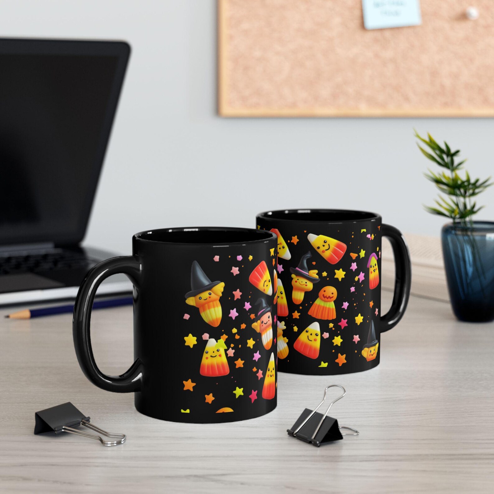 Candy Corn Bliss Mug With a Sweet, Whimsical Design, Perfect for ...