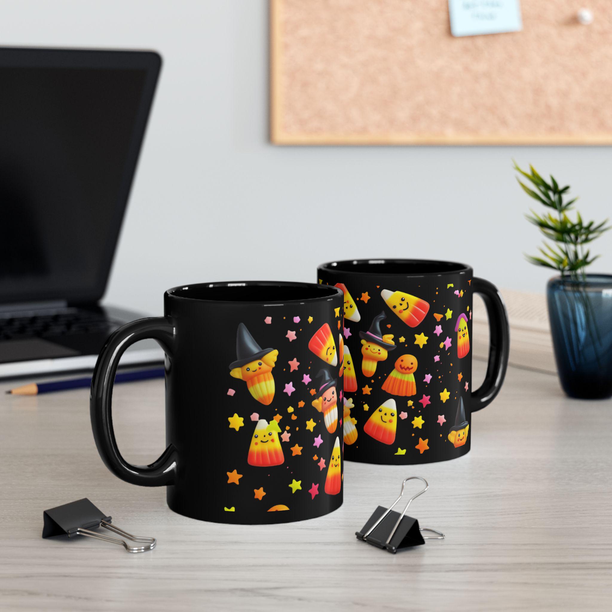 Candy Corn Bliss Mug With a Sweet, Whimsical Design, Perfect for ...