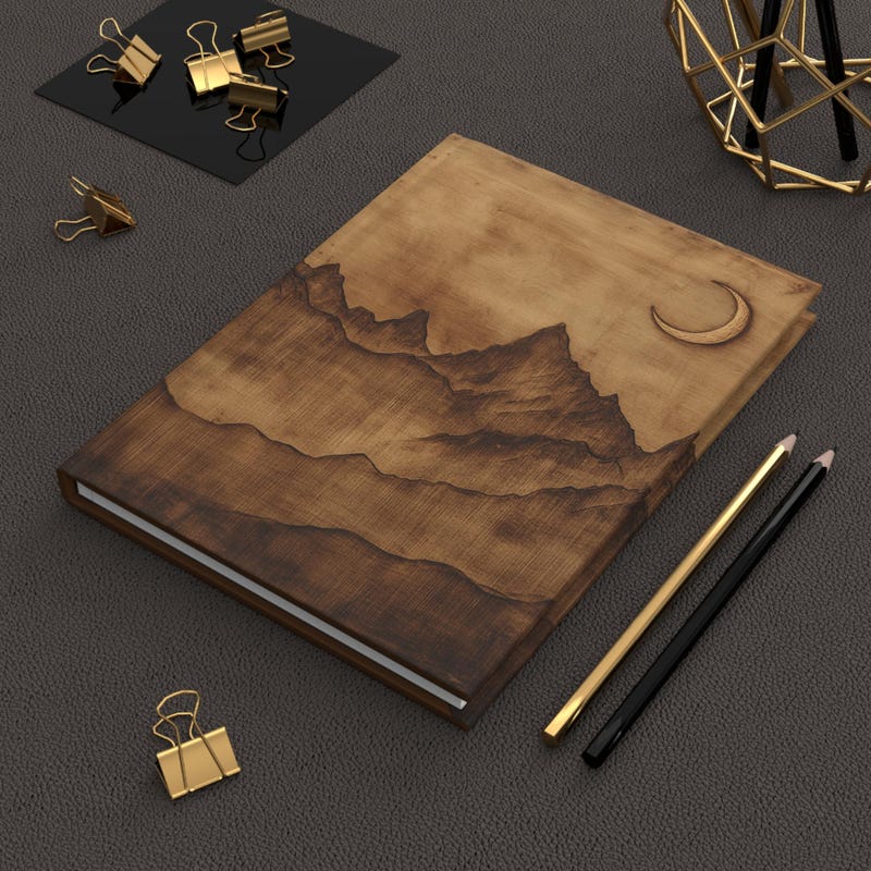 Wood Journal - Etsy