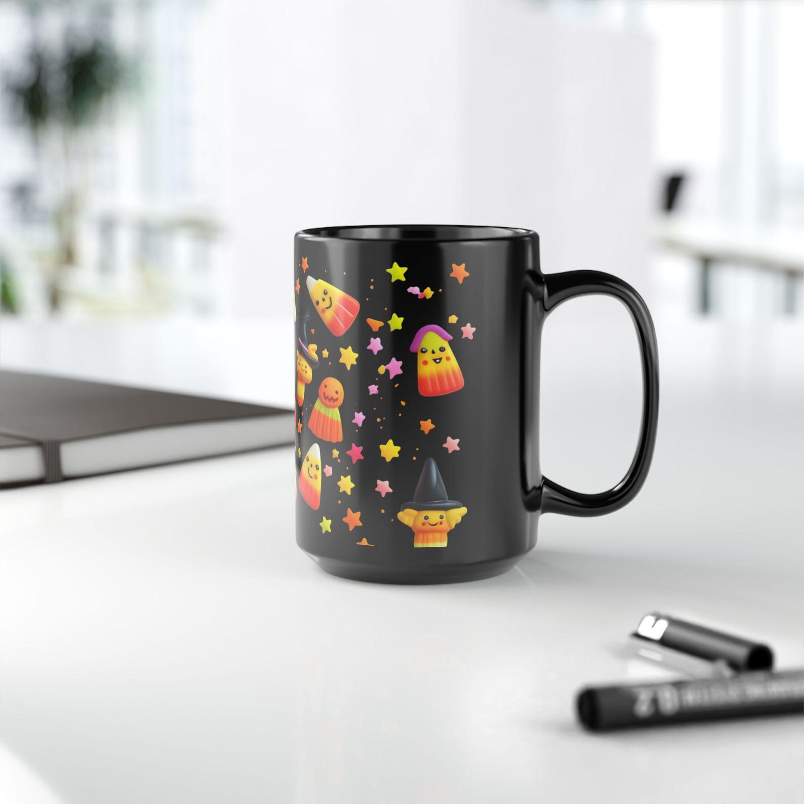 Candy Corn Bliss Mug With a Sweet, Whimsical Design, Perfect for ...