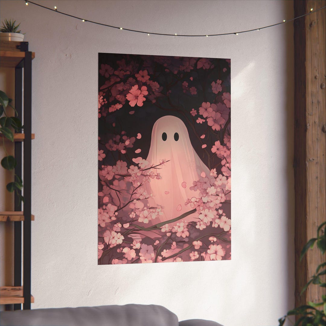 Spectral Bloom: an Ethereal Ghost Concealed Among Cherry Blossoms - Etsy